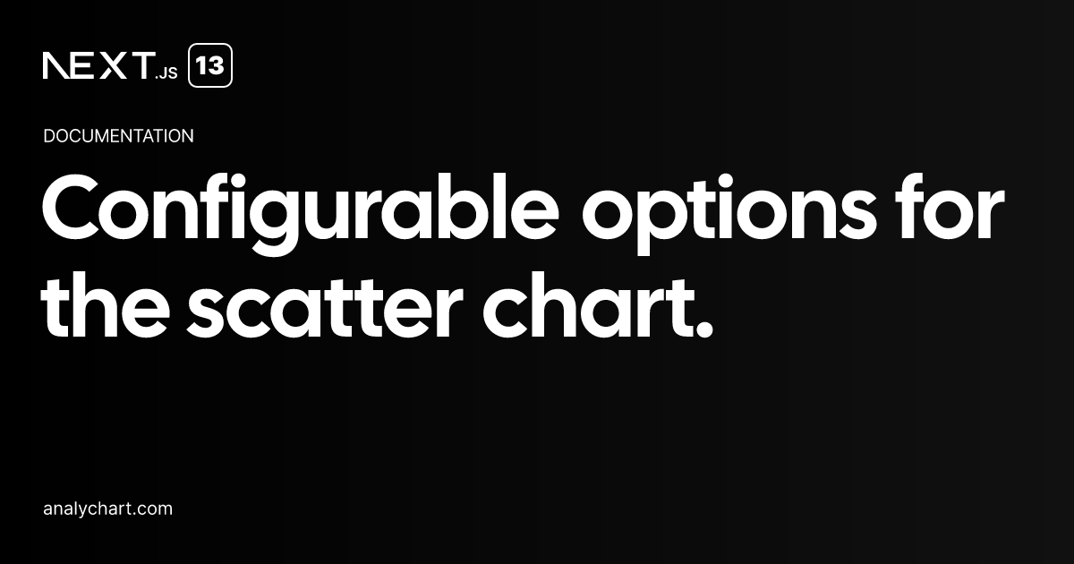 Scatter Chart - AnalyCHART